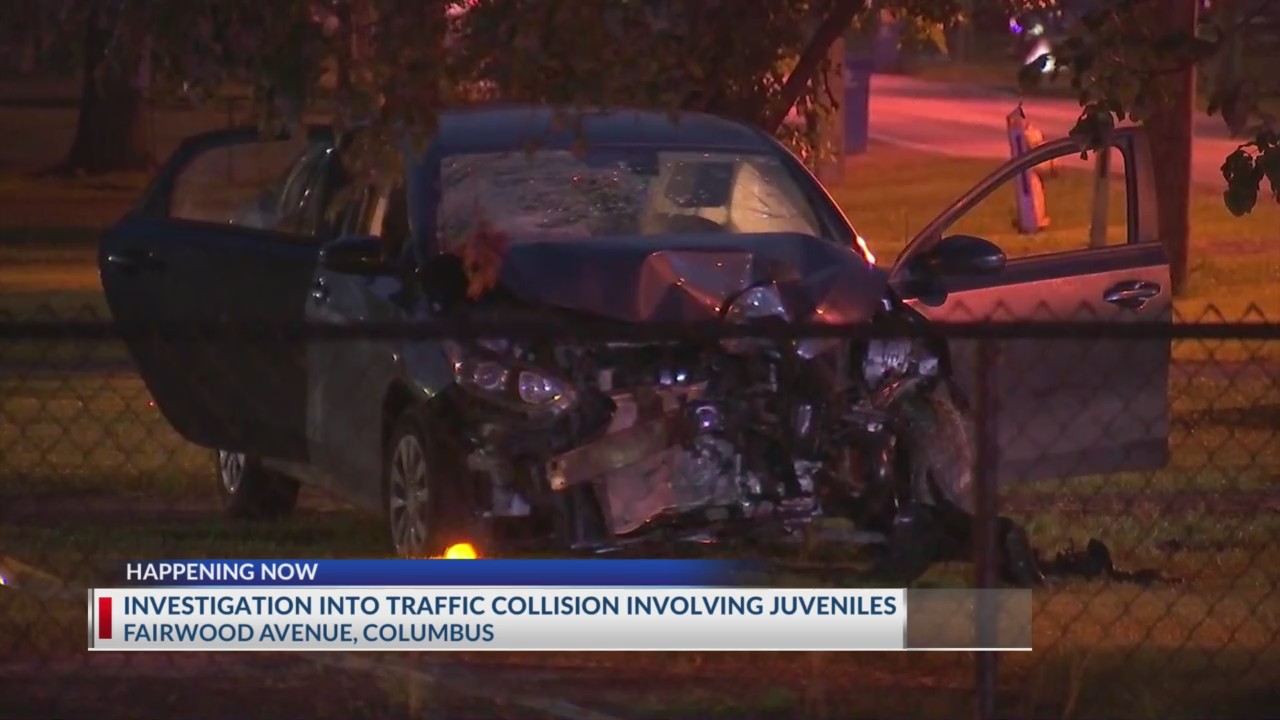 Car filled with juveniles crashes into Milbrook pole after police chase – NBC4 WCMH-TV