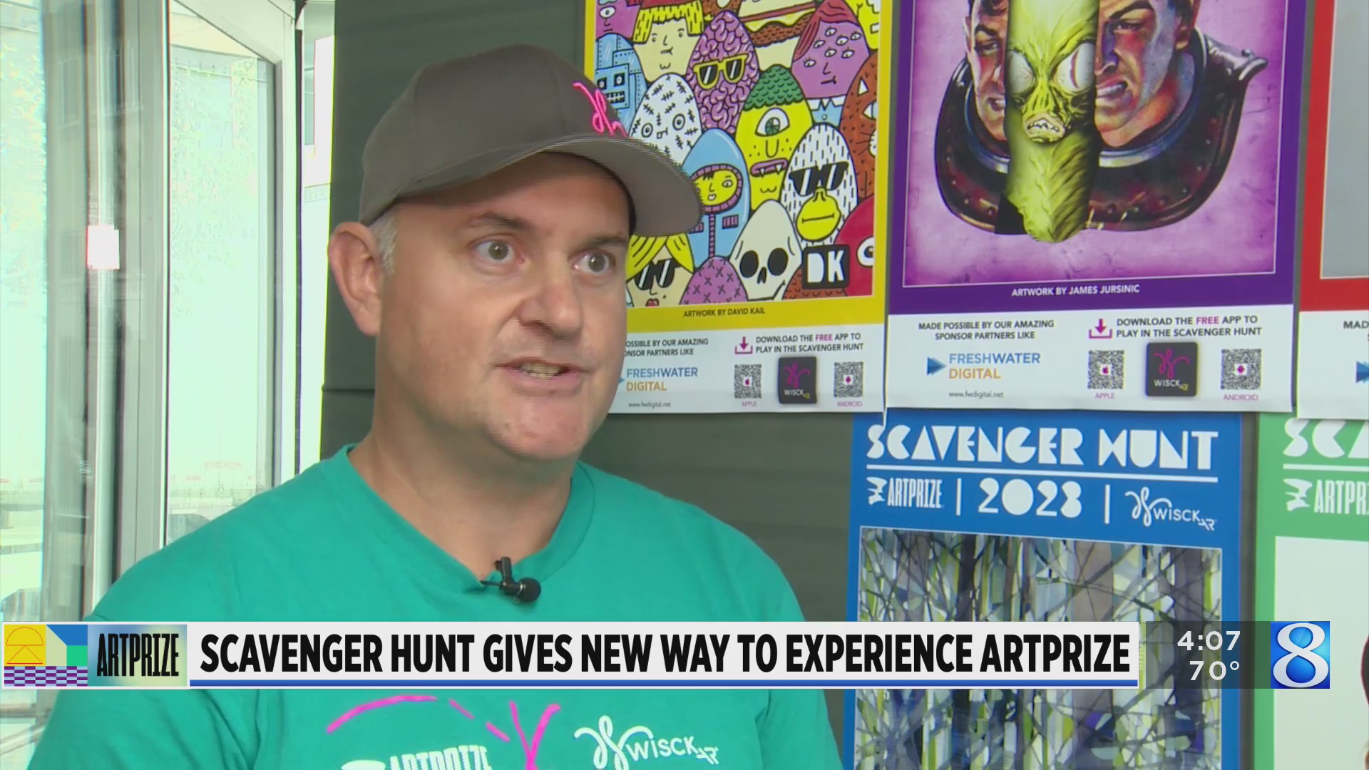 Augmented reality scavenger hunt guides visitors around ArtPrize ...