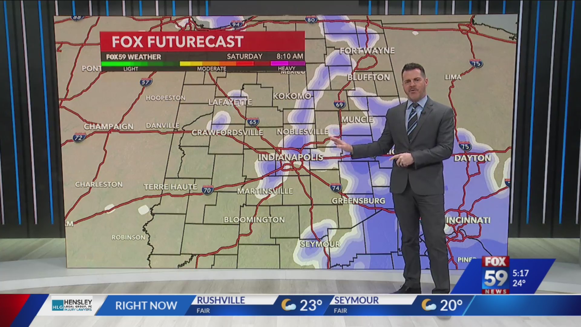 Tracking light wintry mix for weekend with some accumulations – Fox 59
