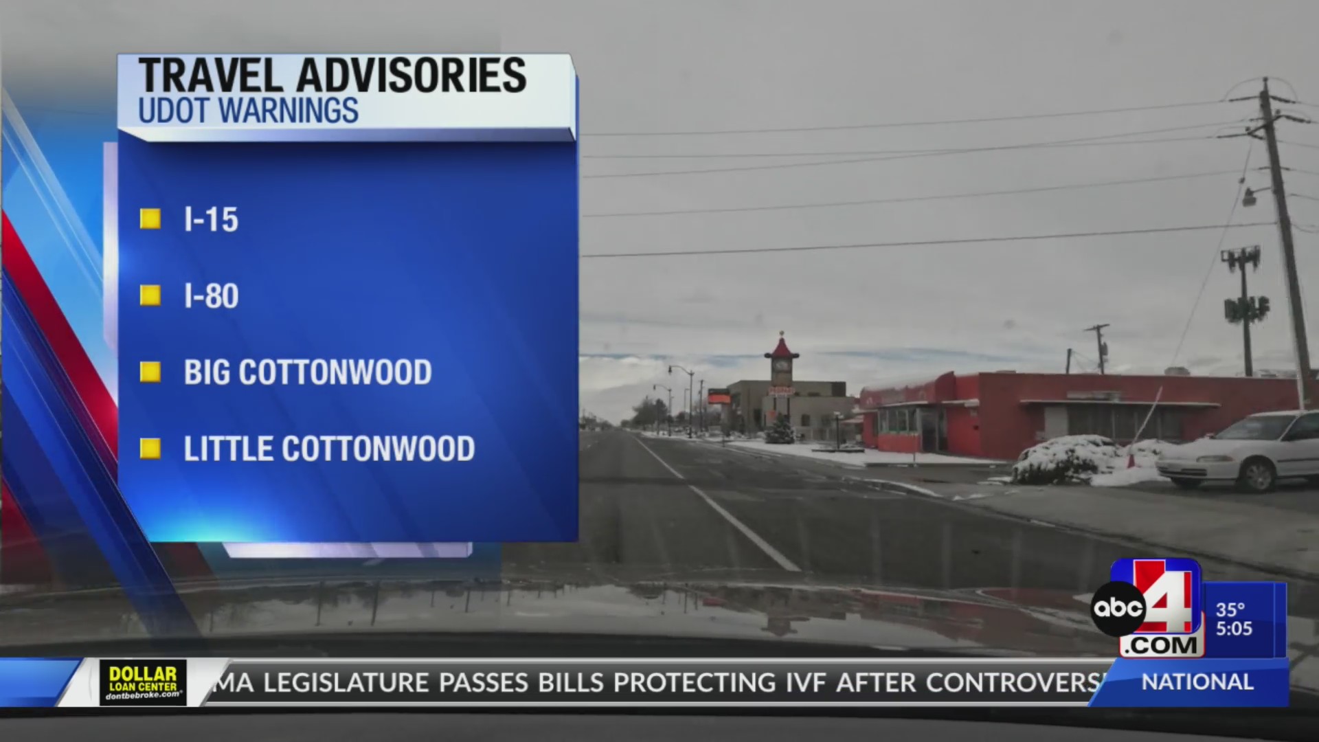 UDOT issues several road alerts amid severe weather – ABC4 Utah