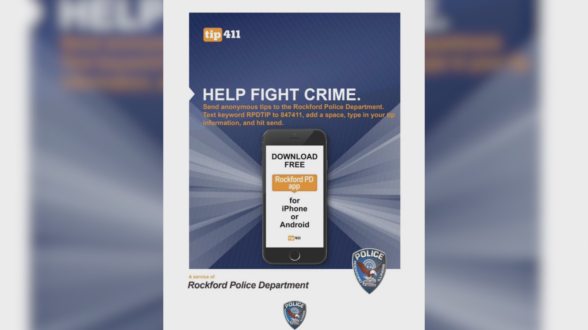 Rockford Police unveil new text, photo, video tip line – MyStateline ...