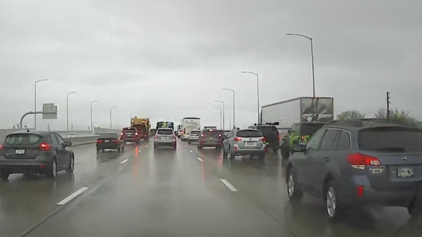 I-70 traffic slows in Arvada as rain continues – FOX31 Denver