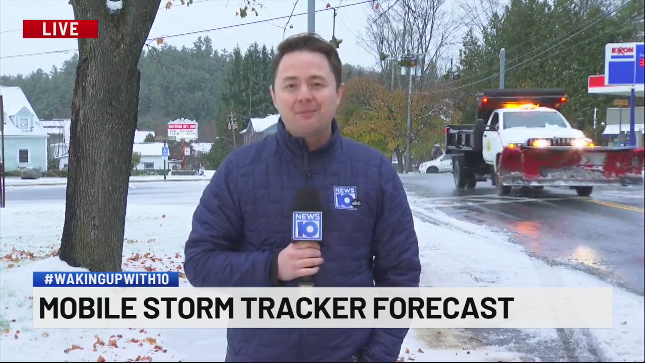 Matt Mackie with the mobile storm tracker – NEWS10 ABC