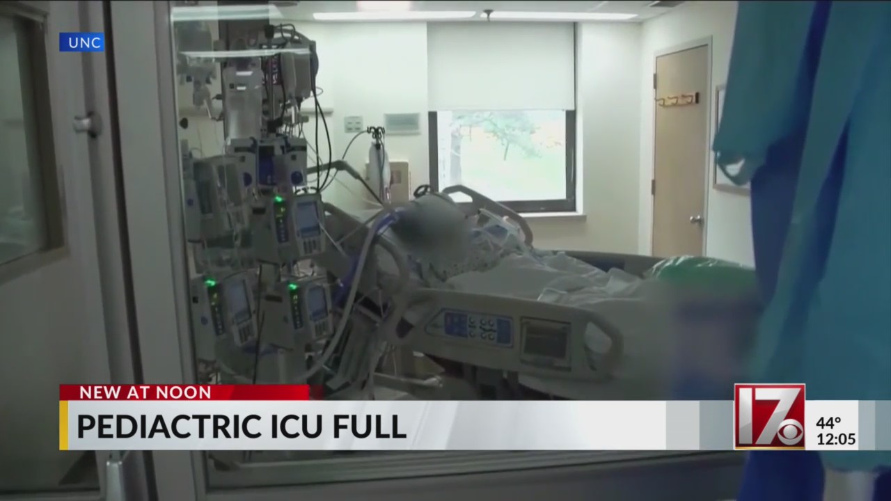 UNC Children’s Hospital ICU at capacity – CBS17.com