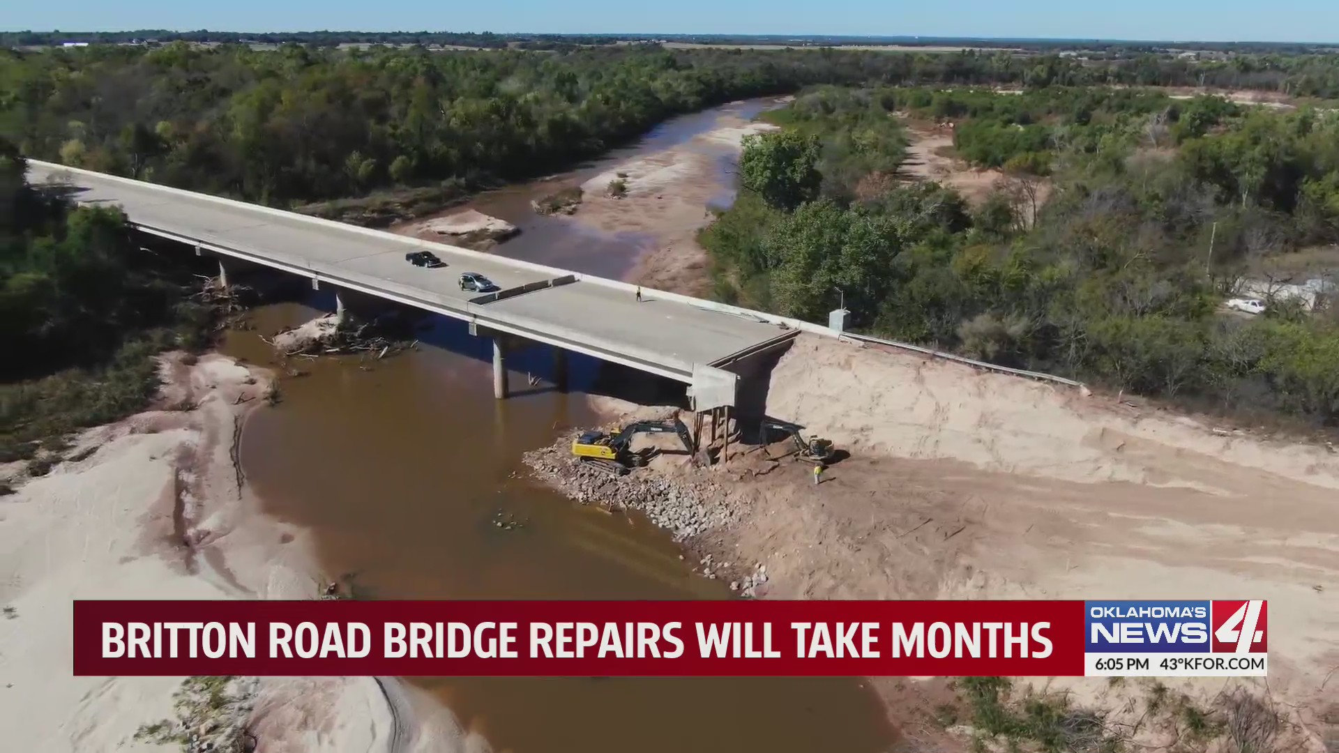 Britton Road bridge repairs will take months – KFOR.com Oklahoma City