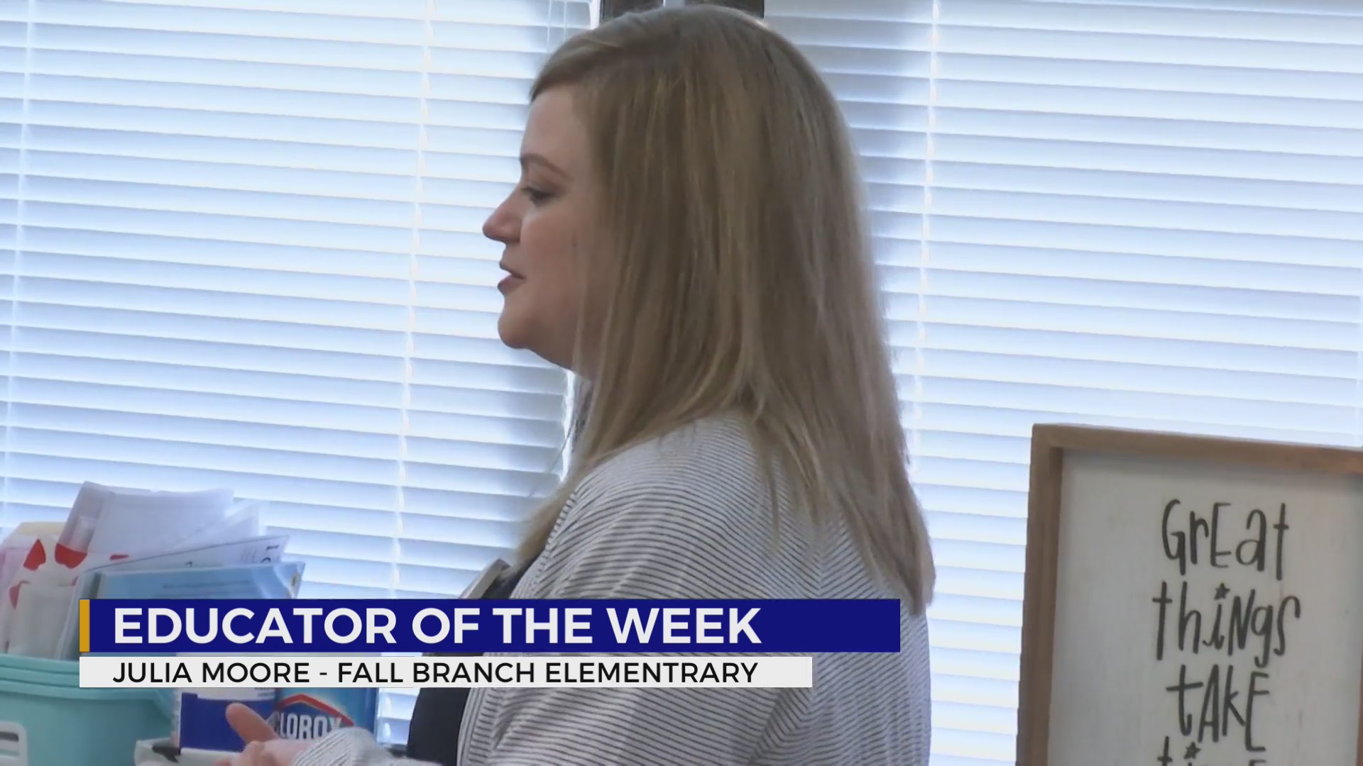 Educator of the Week: Julia Moore, Fall Branch Elementary – WJHL | Tri ...
