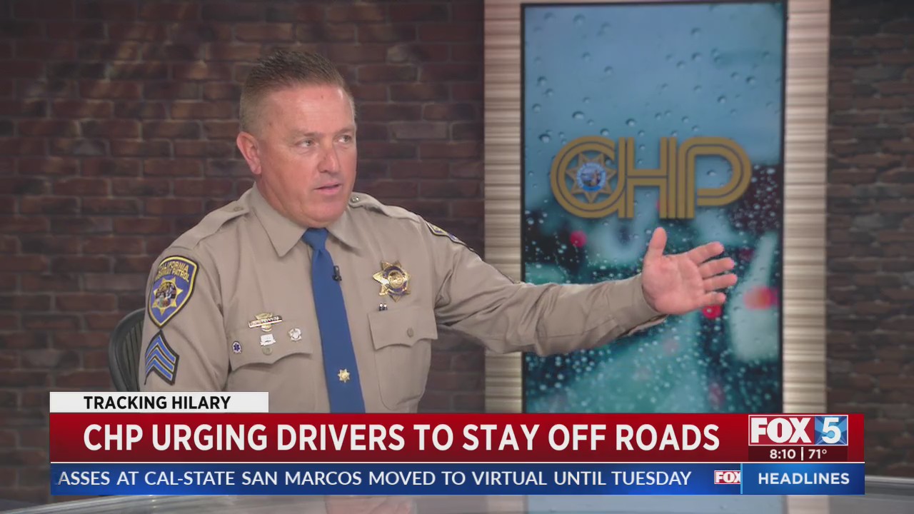 CHP Urges Drivers To Stay Off Roads Sunday – FOX 5 San Diego & KUSI News