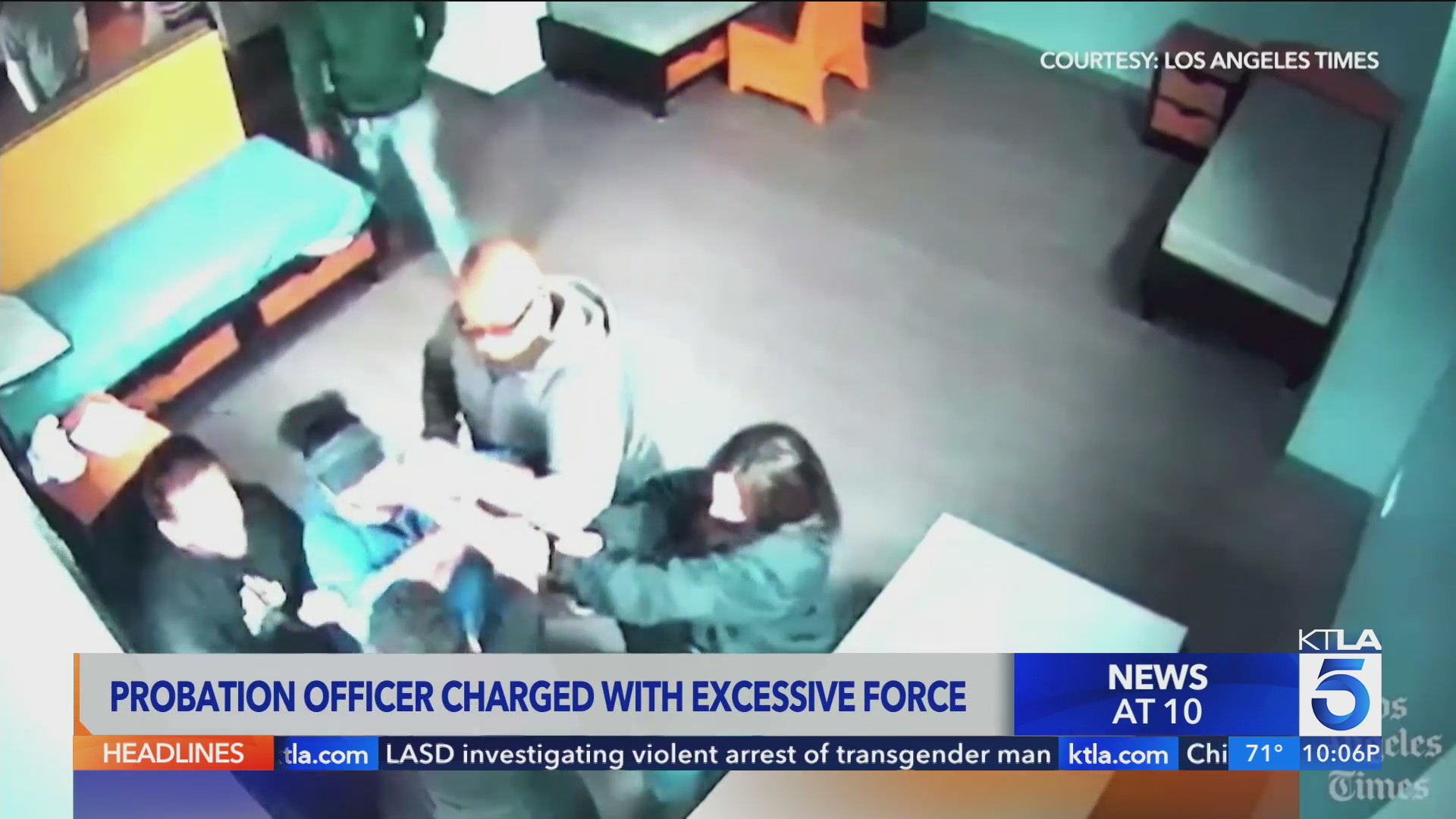 Probation officer charged with excessive force on a minor – KTLA