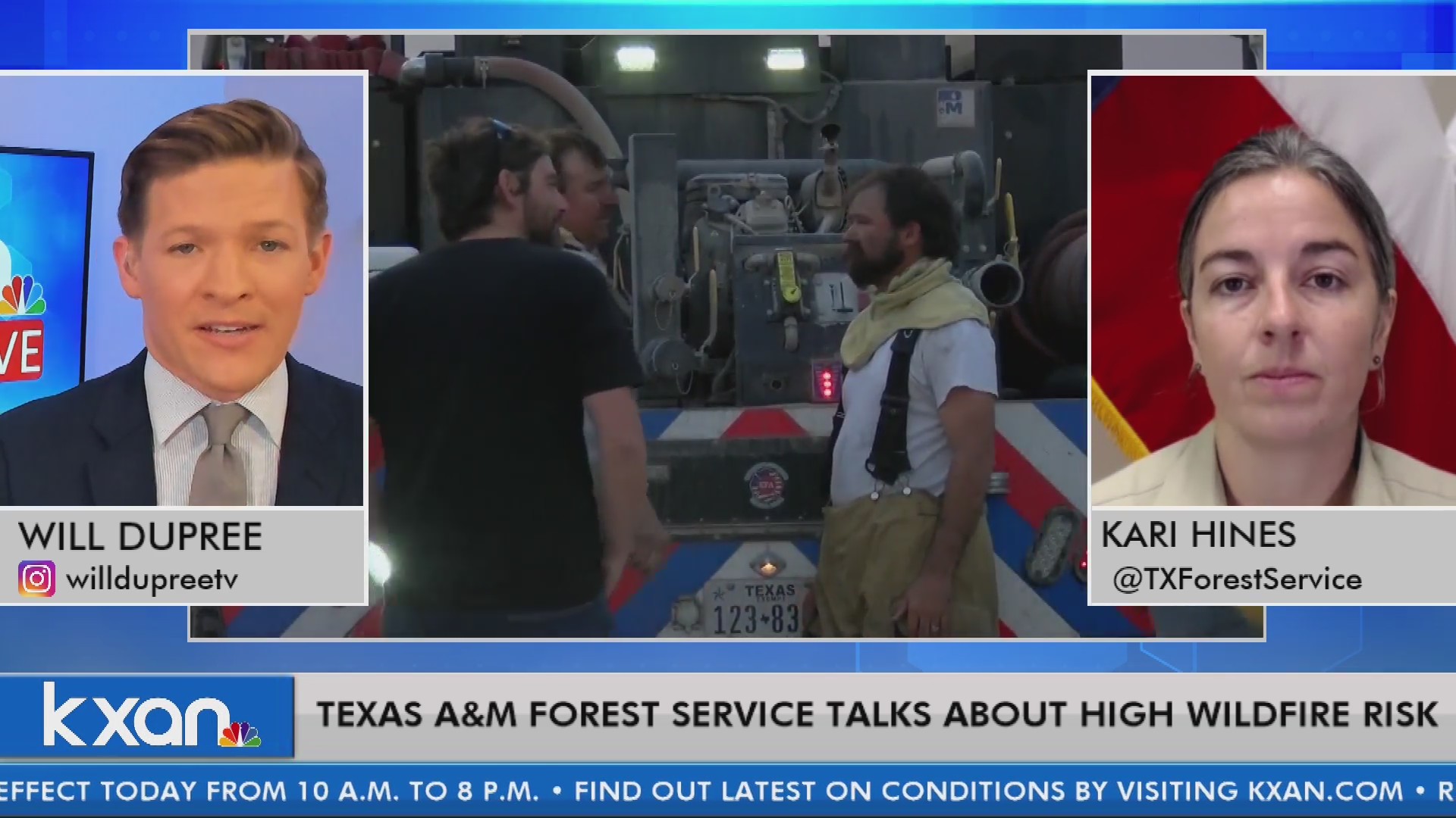 Texas A&M Forest Service discusses high fire danger – KXAN Austin