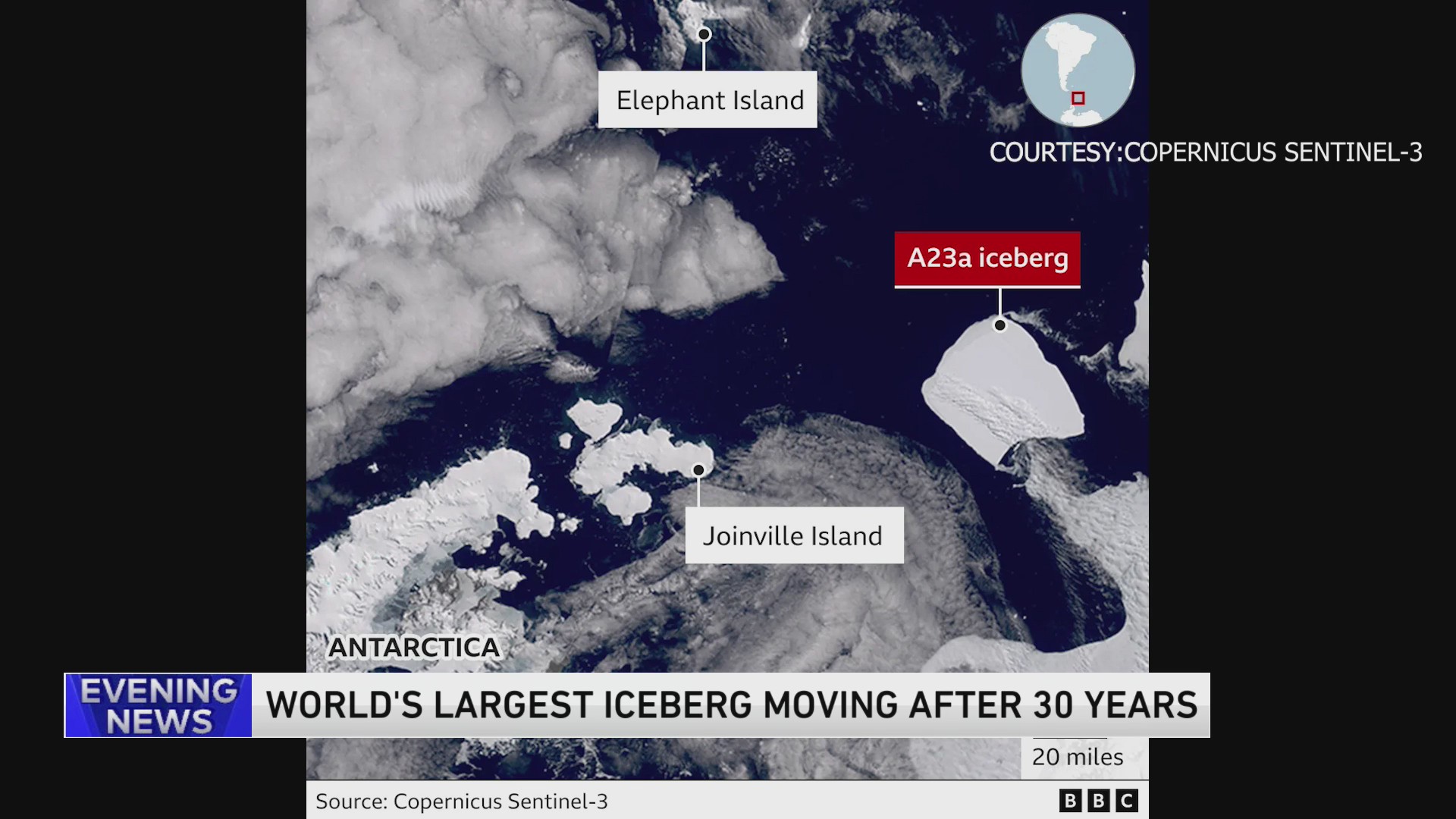 World’s largest iceberg moving after 30 years – WGN-TV