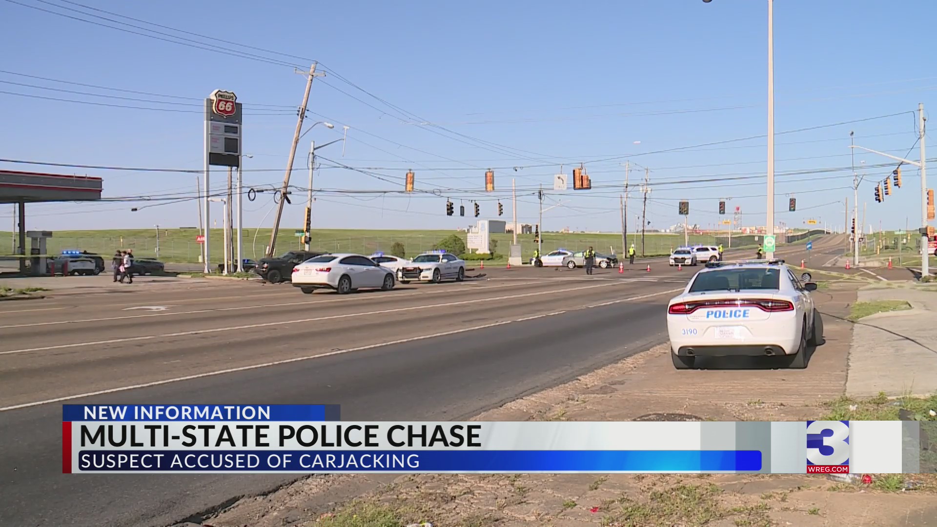 Suspect in multi-state police chase accused of carjacking – WREG.com