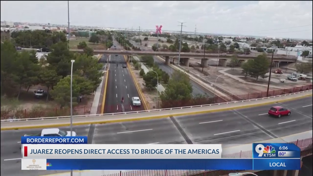 Juarez reopens direct access to Bridge of the Americas – NewsNation