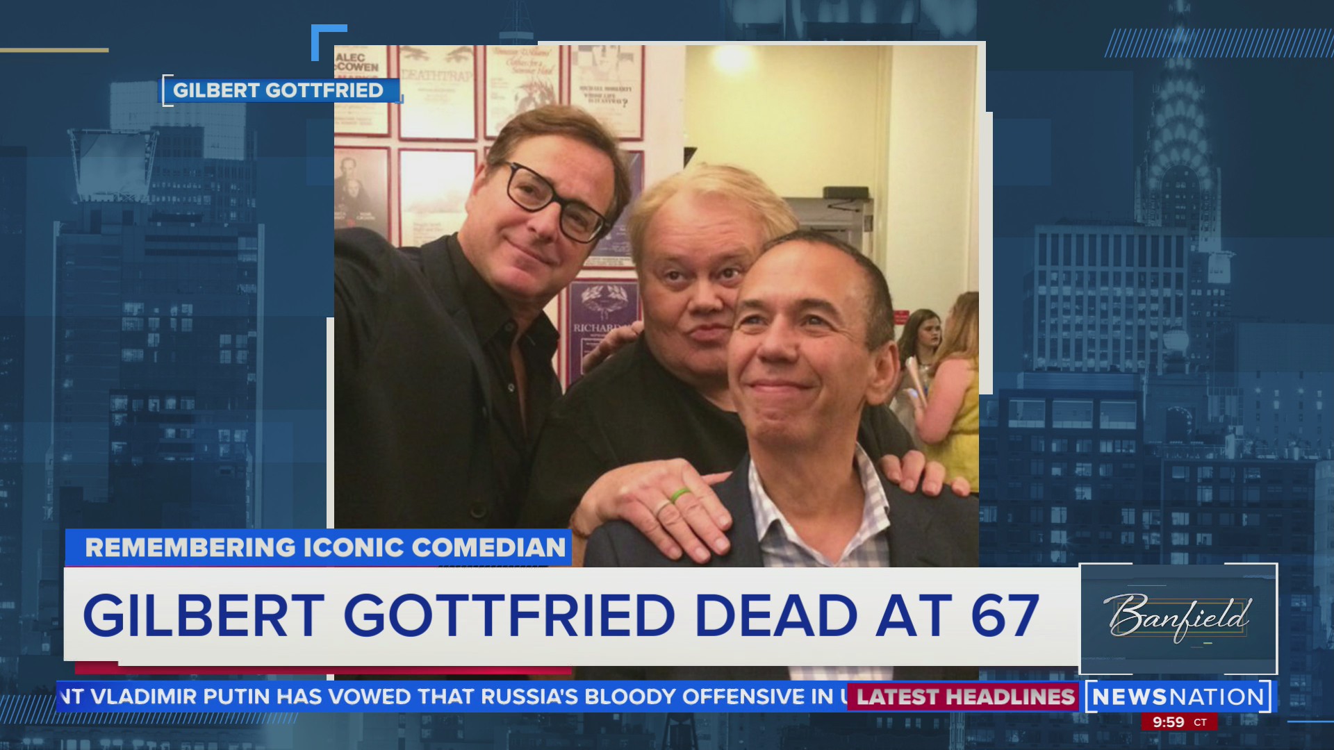 Comedian Gilbert Gottfried dies after long illness | Banfield – NewsNation