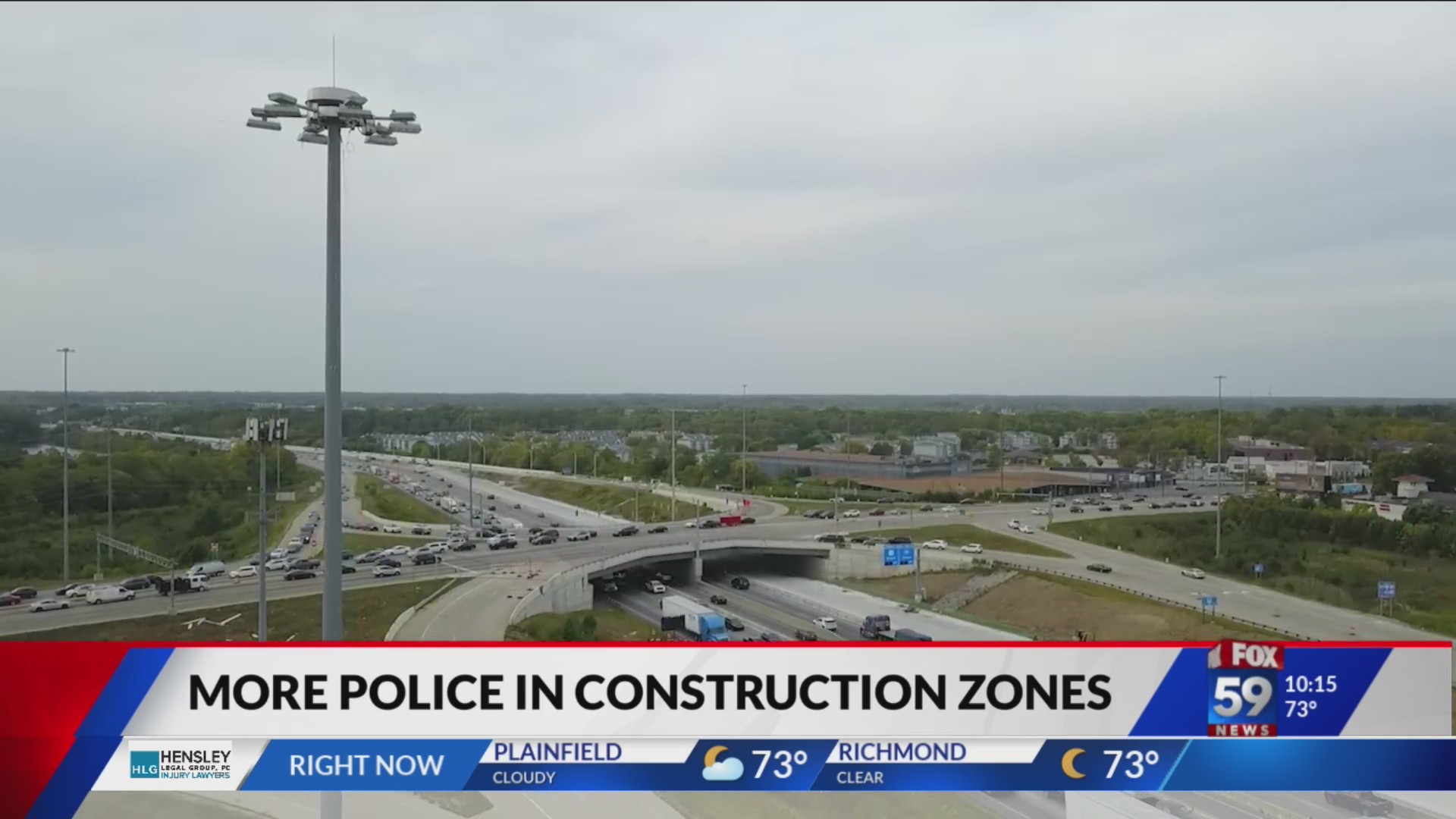 ISP increases presence along interstate construction zones – Fox 59