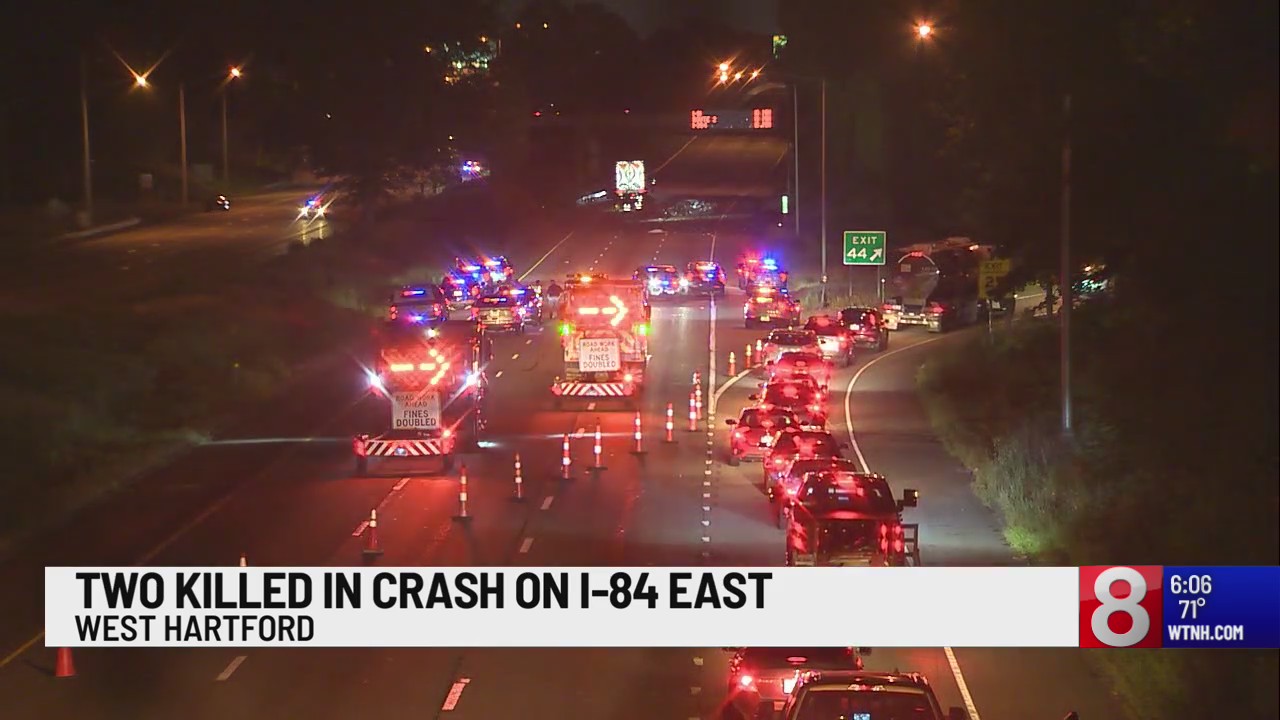 2 killed in crash on I-84 East in West Hartford – WTNH.com