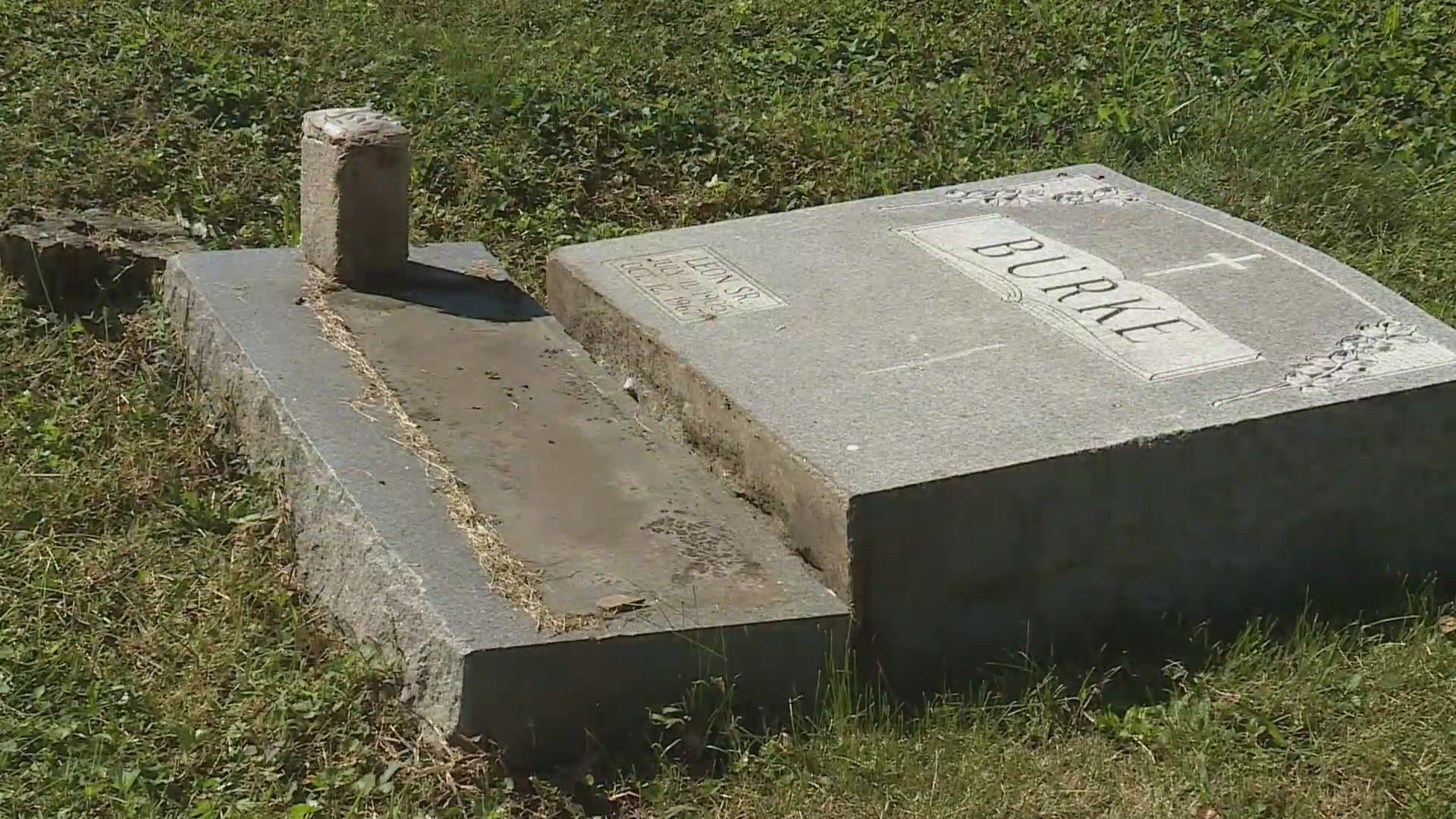 Historic Black cemetery vandalized, fires set, headstones toppled over ...