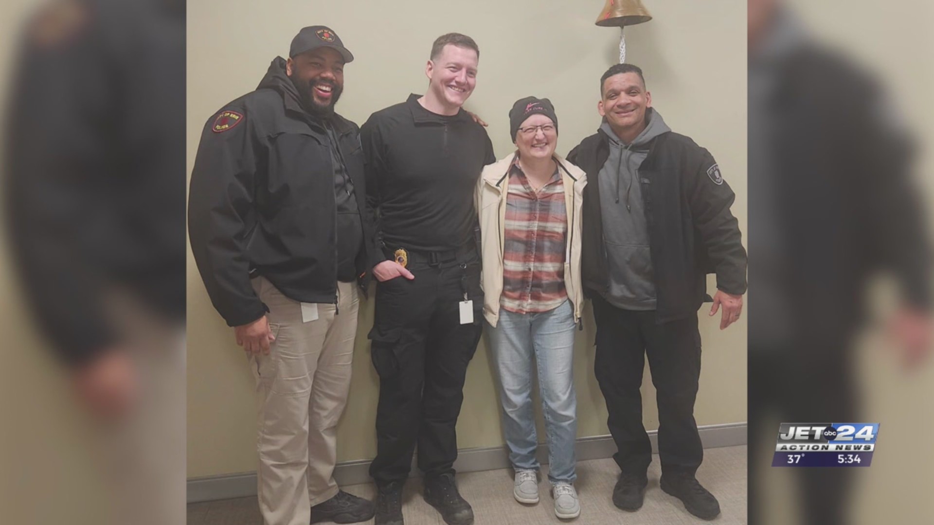 Erie PAL officer rings the bell in her breast cancer battle – WJET/WFXP ...