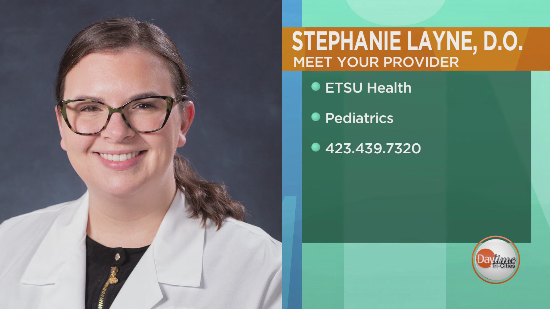 Meet Your Provider with ETSU Health: Pediatrician Dr. Stephanie Layne ...