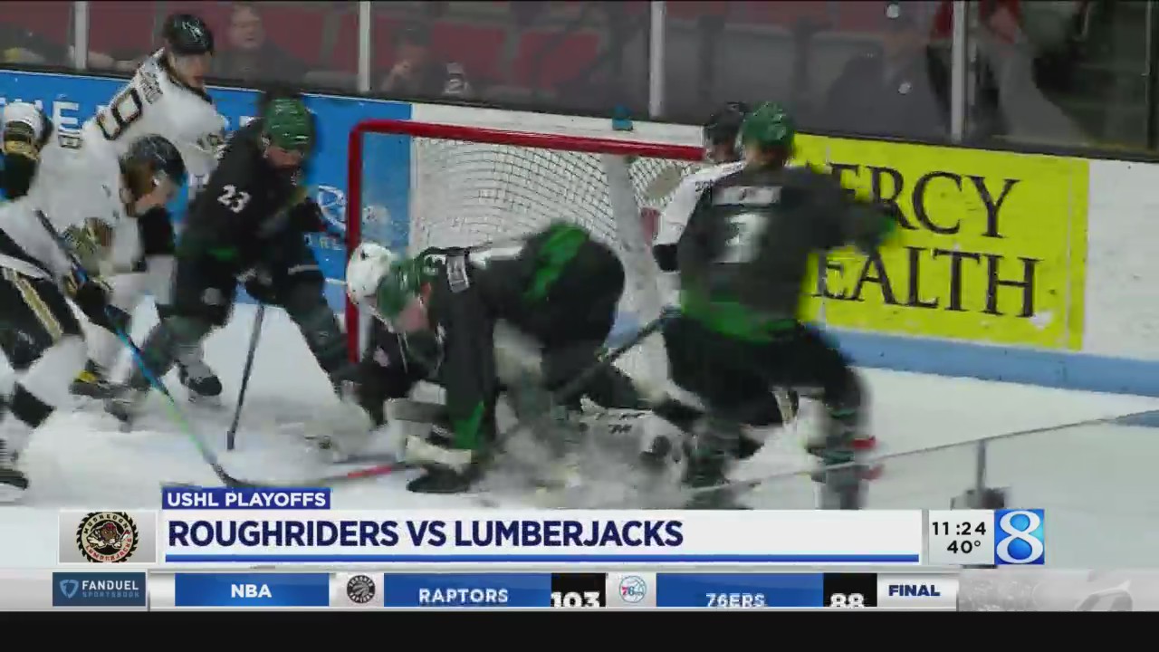 USHL playoffs: Roughriders vs Lumberjacks – WOODTV.com