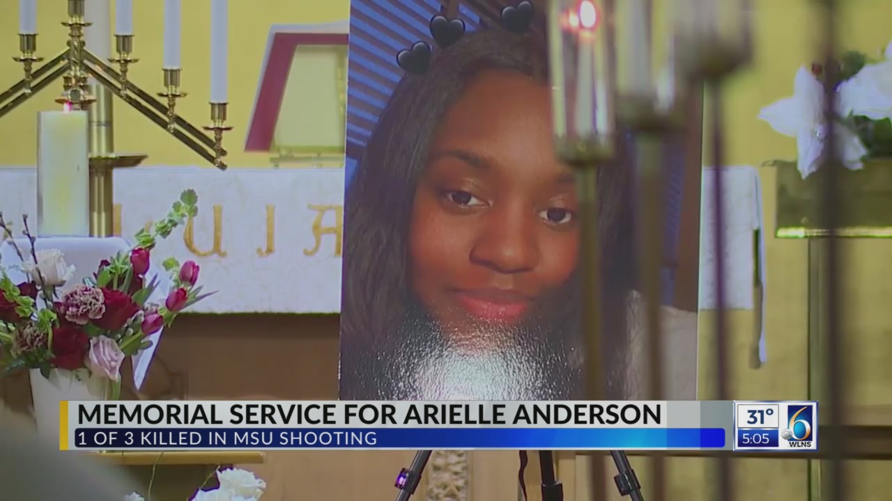 Memorial Service for Arielle Anderson – WLNS 6 News
