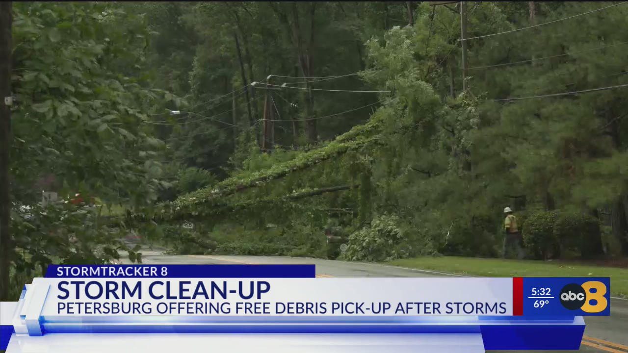 Summer storm debris pickup begins in Petersburg – WRIC ABC 8News