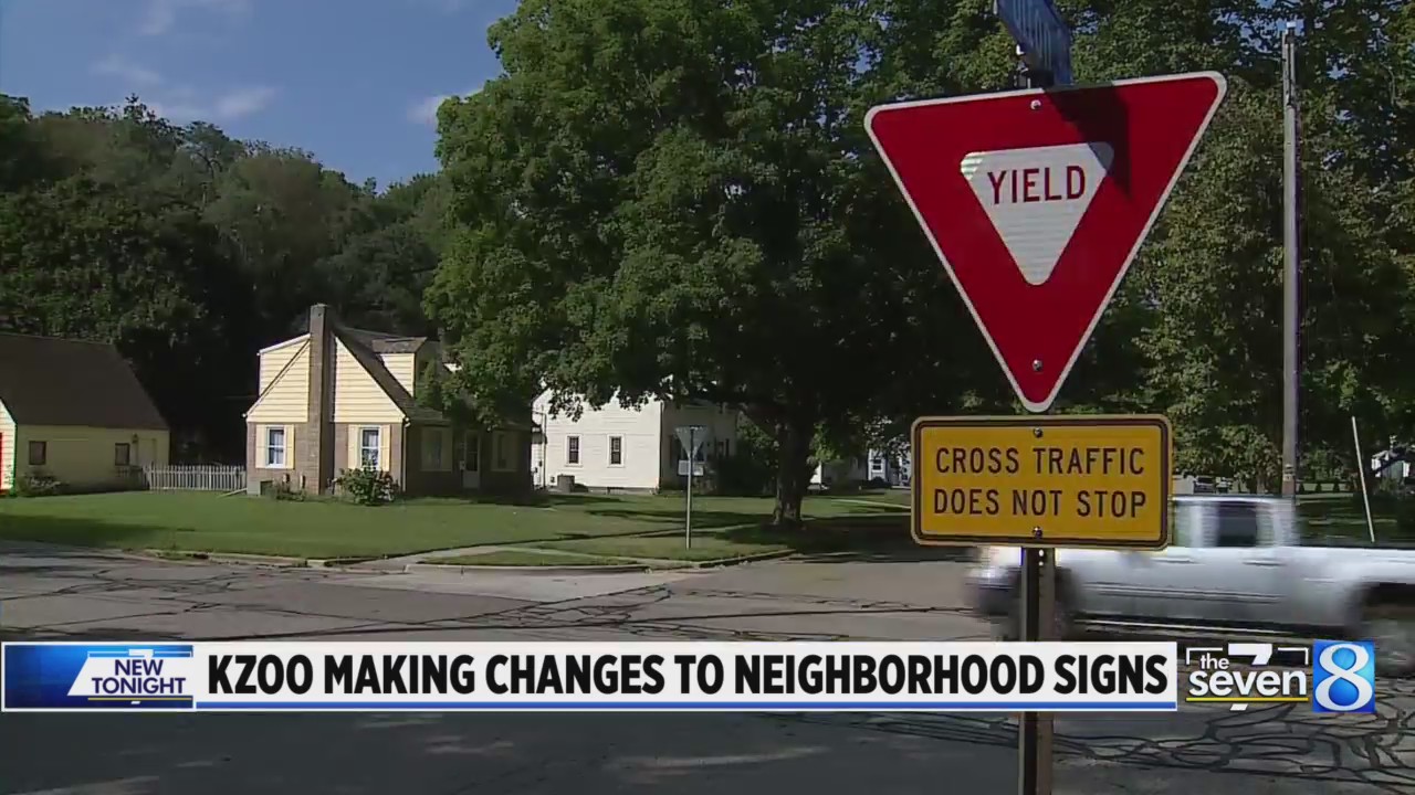 Kalamazoo replacing neighborhood yield signs with stop signs – WOODTV.com
