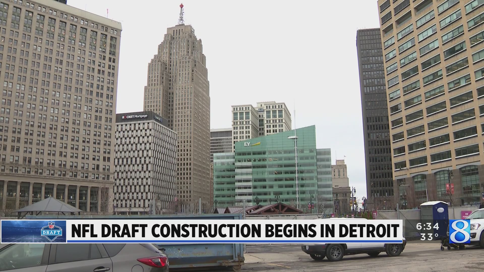 Crews in Detroit start NFL Draft site construction – FOX 4 Kansas City ...