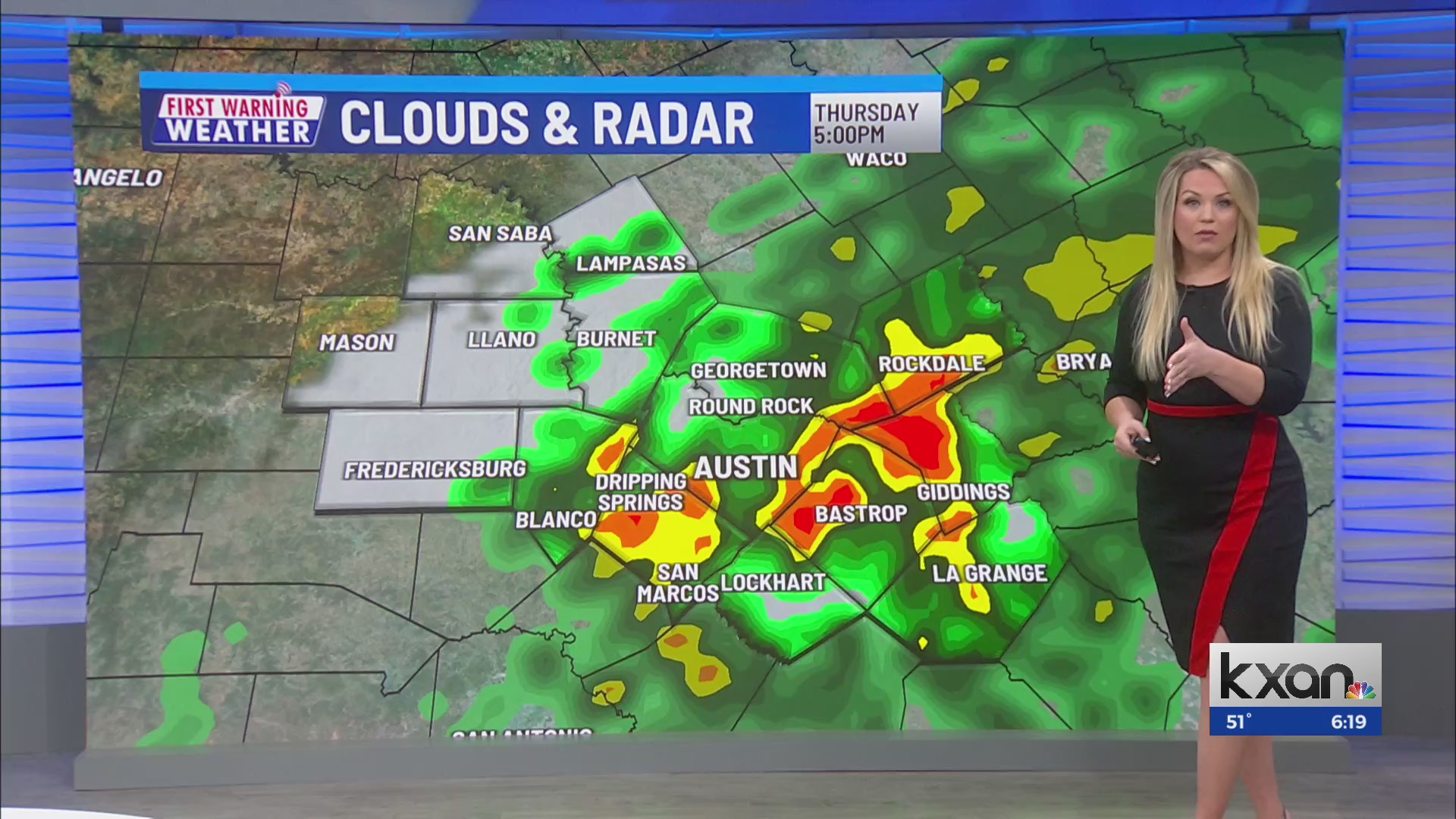 First Warning Weather with Kristen Currie – KXAN Austin