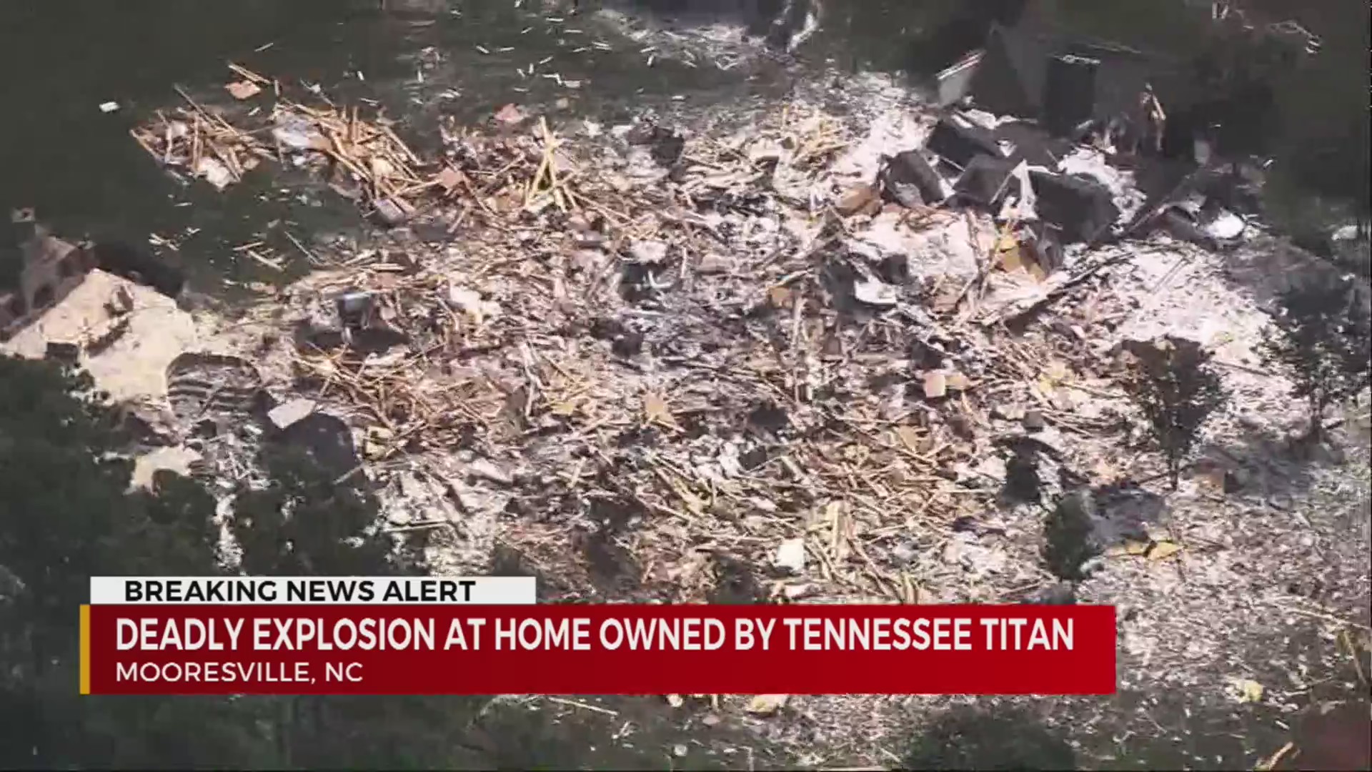 1 killed, 1 injured after explosion levels home owned by Titans player ...