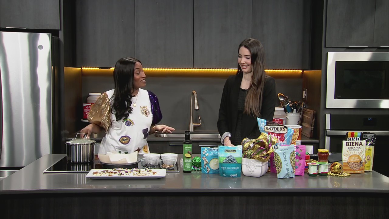 Registered Dietician Bianca Coats shows how to make Mardi Gras Trail ...