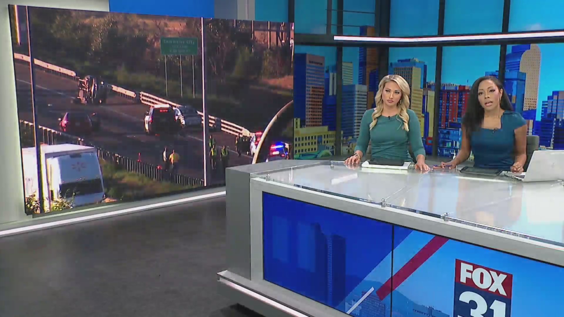 Csp Trooper Jumps Off Bridge To Avoid Crash Fox31 Denver