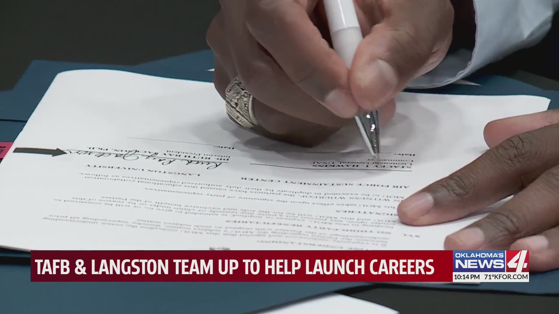 TAFB & Langston team up to help launch careers – KFOR.com Oklahoma City
