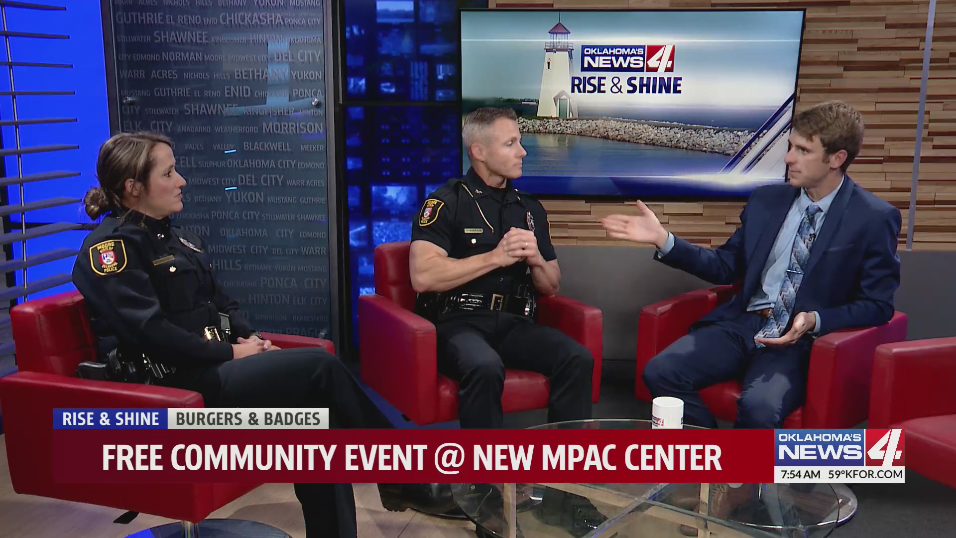 Moore Police host annual Burgers & Badges, open new MPAC Center – KFOR ...