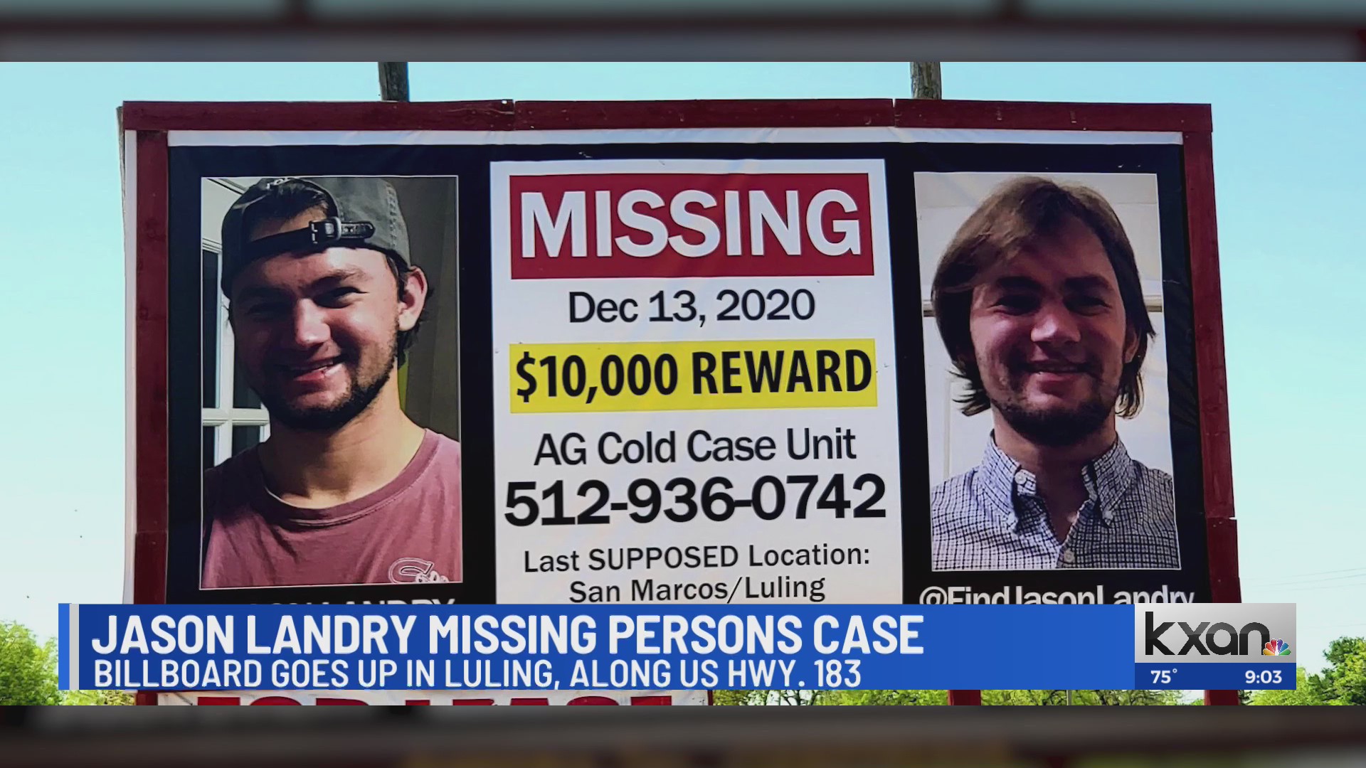 Family, friends set up billboard for missing Texas State student Jason ...