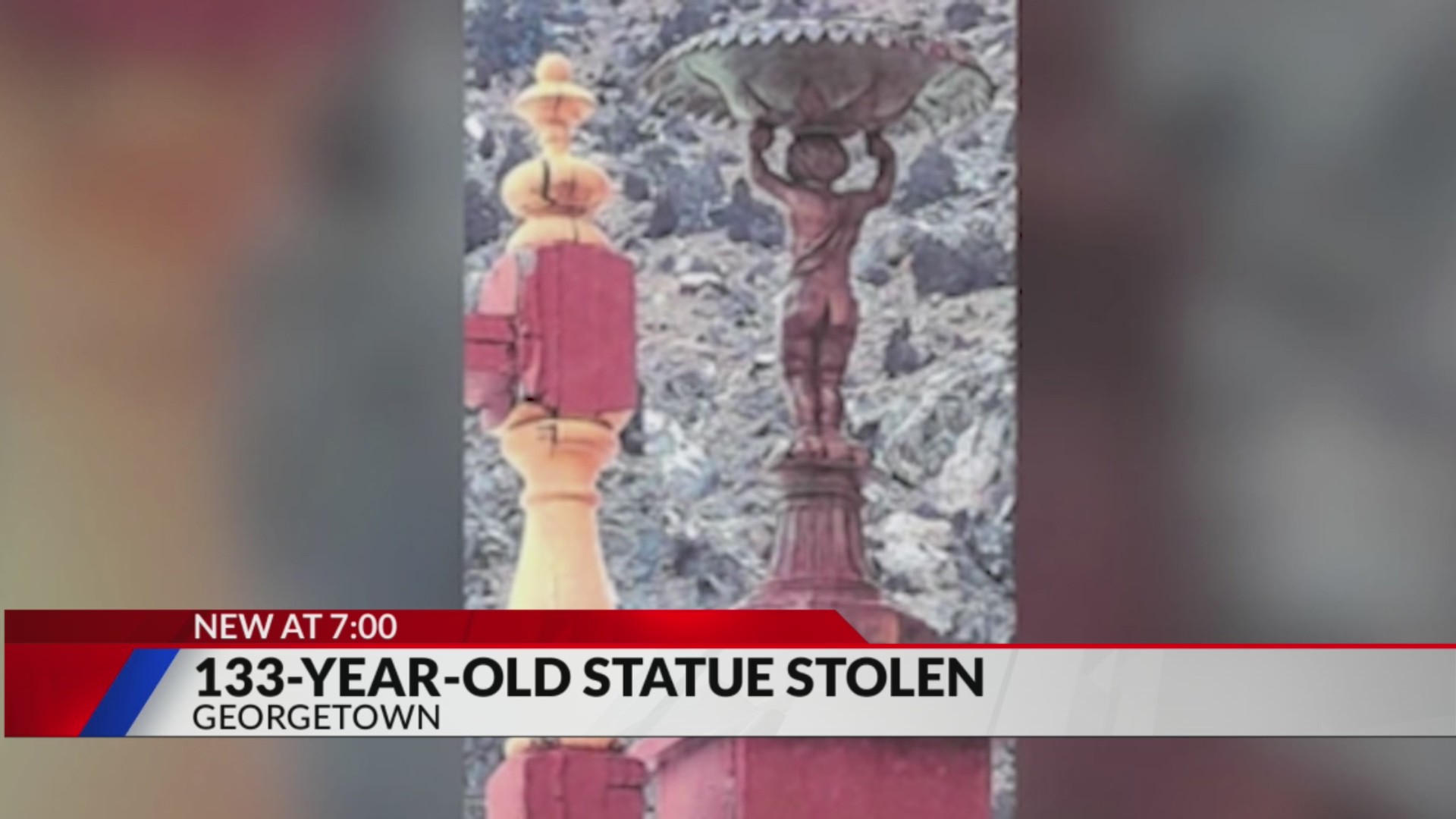 133-year-old statue stolen from Georgetown museum, information wanted ...