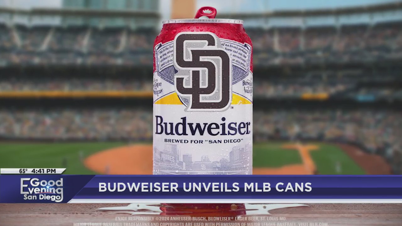 Budweiser unveils Padres-themed can – FOX 5 San Diego & KUSI News