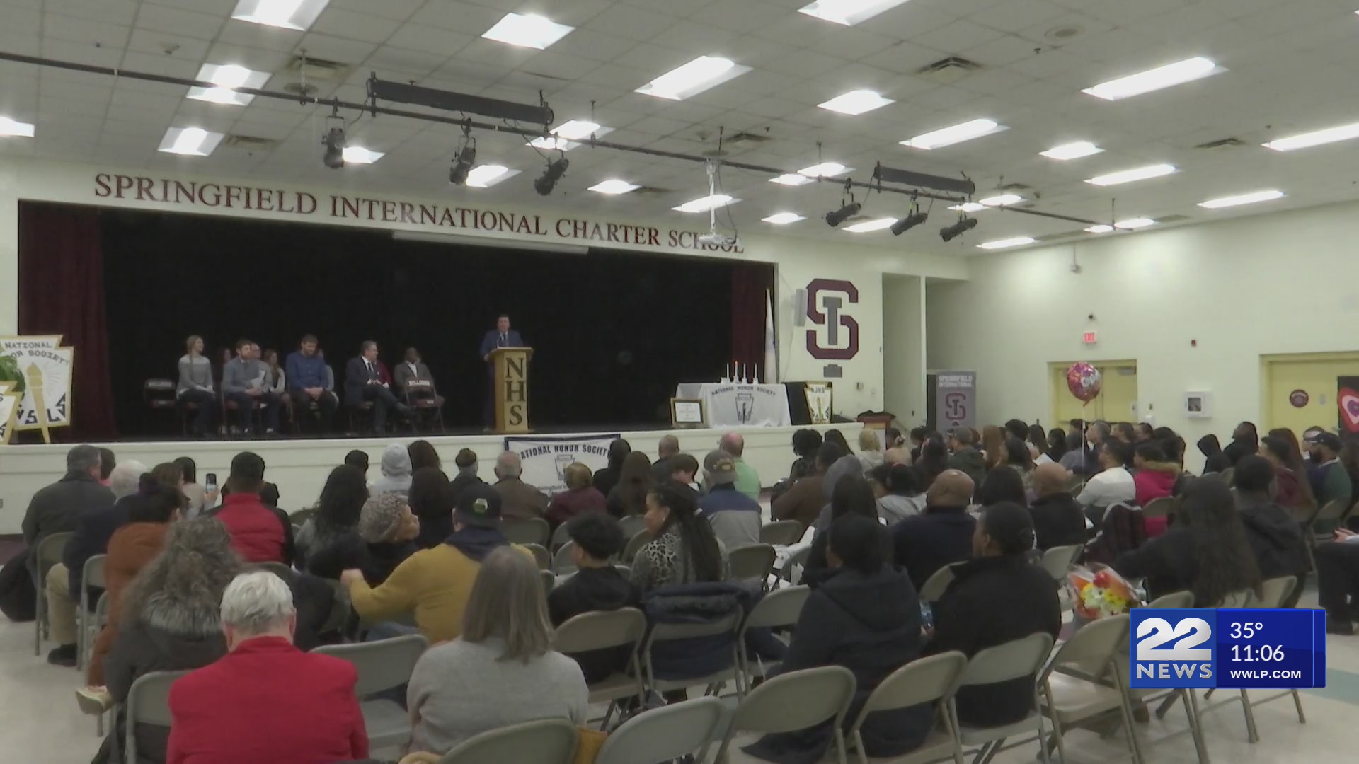 Springfield International Charter School inducts 17 students into Honor ...