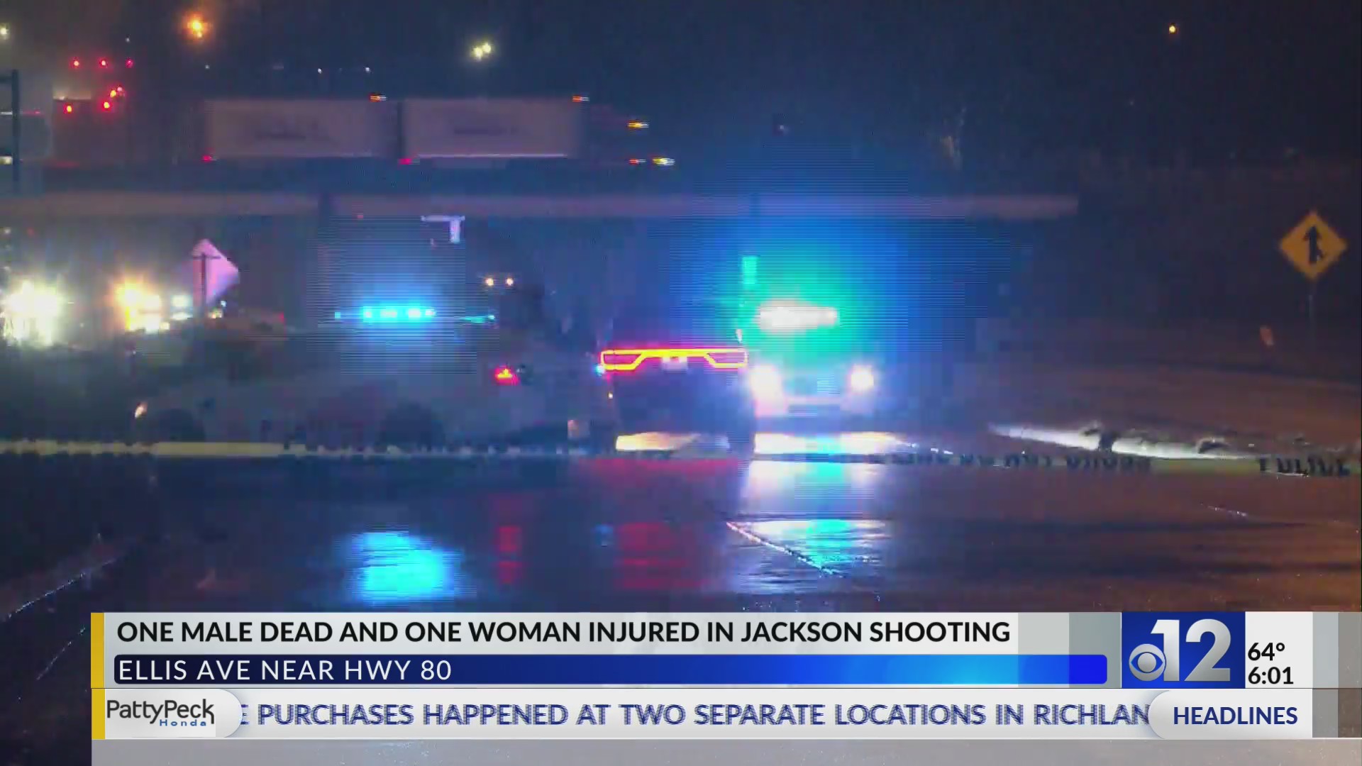 Man dead, woman injured after being shot inside car in Jackson – WJTV