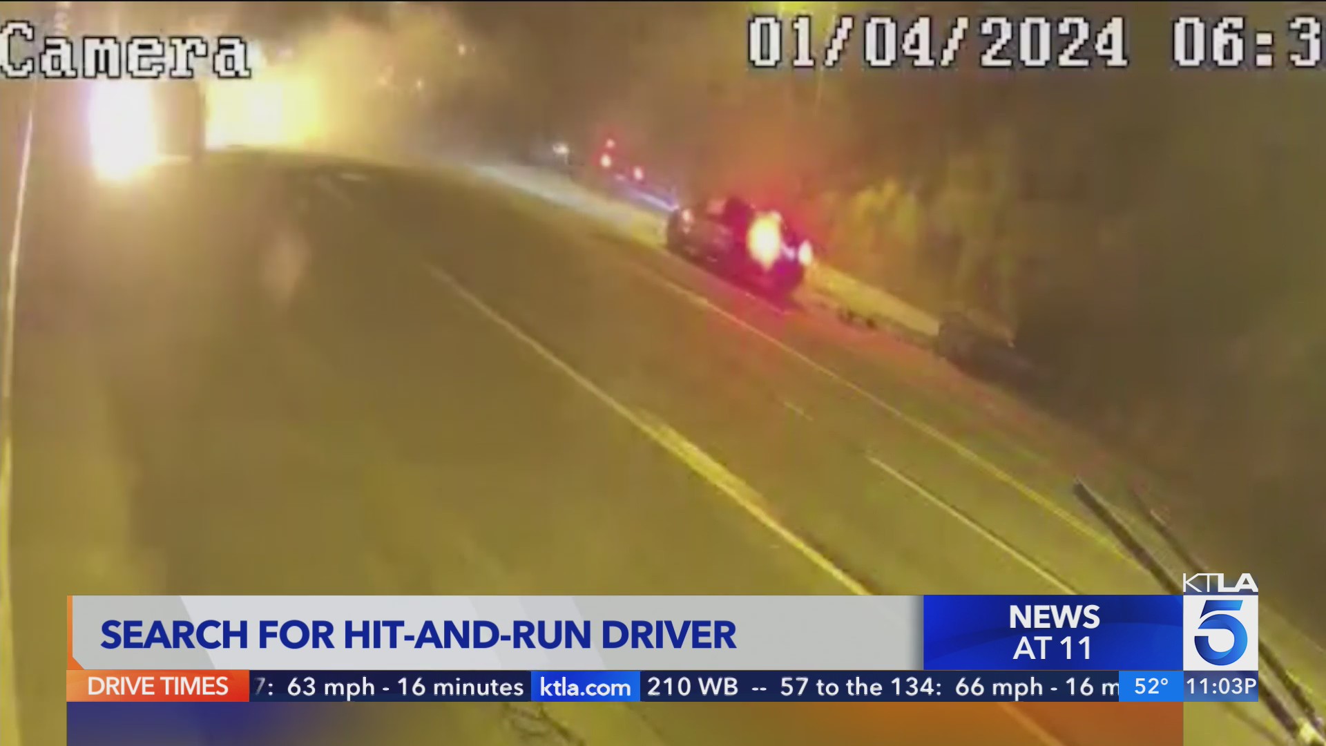 Video captures another violent crash on PCH; authorities searching for ...