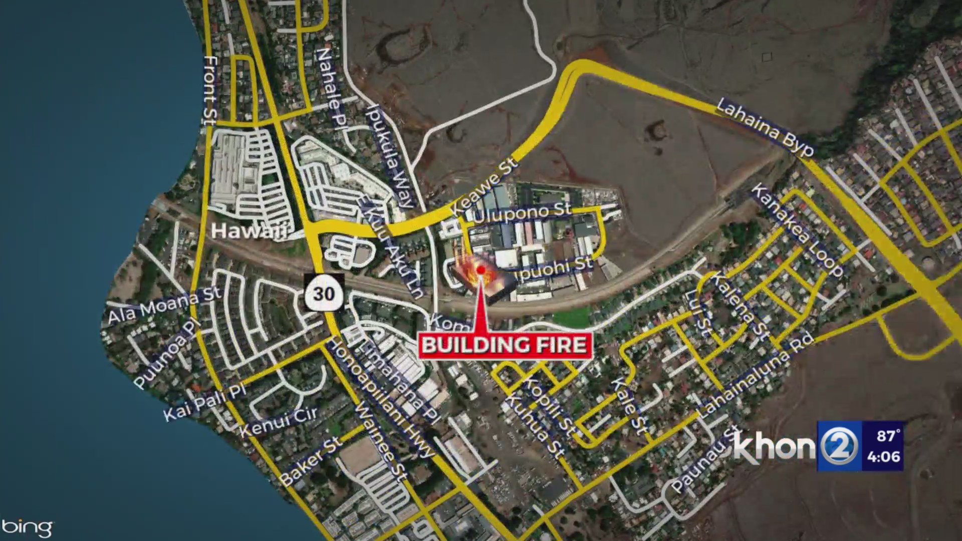 Maui building fire causes $100K in damage – KHON2