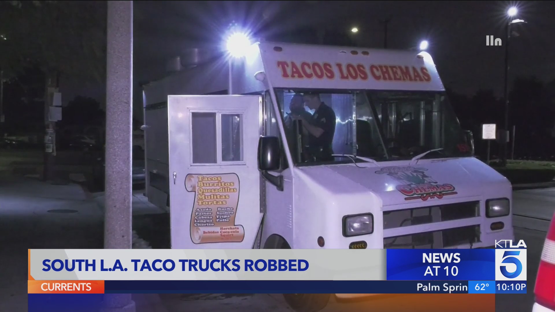 Taco stands targeted in South L.A. armed robberies – KTLA