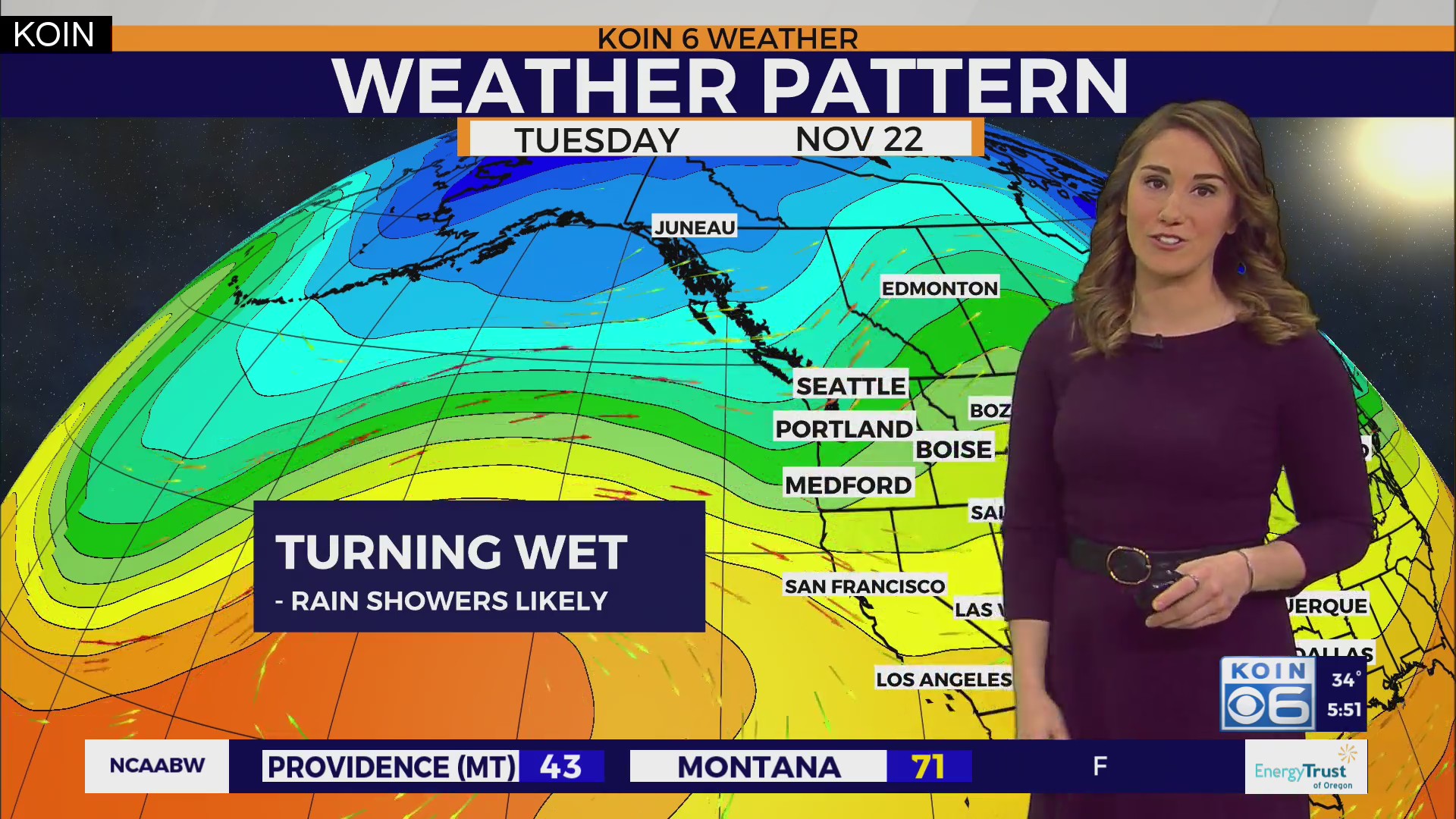 Weather forecast: Dry, cold and windy in Oregon – KOIN.com