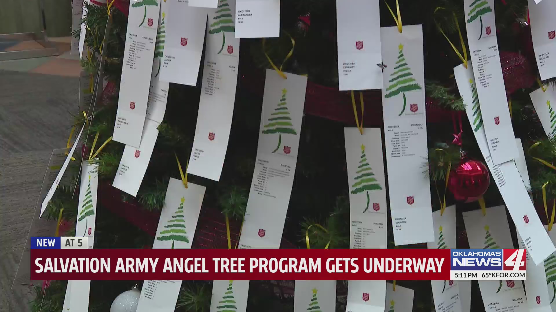 Salvation Army Angel Tree program gets underway – KFOR.com Oklahoma City