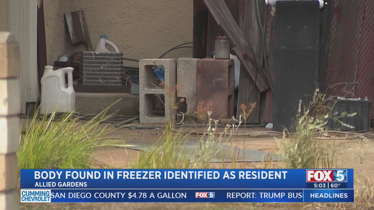 Body Found In Freezer Identified – FOX 5 San Diego & KUSI News
