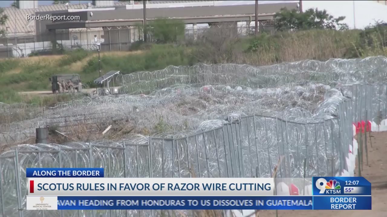 Supreme Court allows federal agents to cut razor wire Texas installed ...