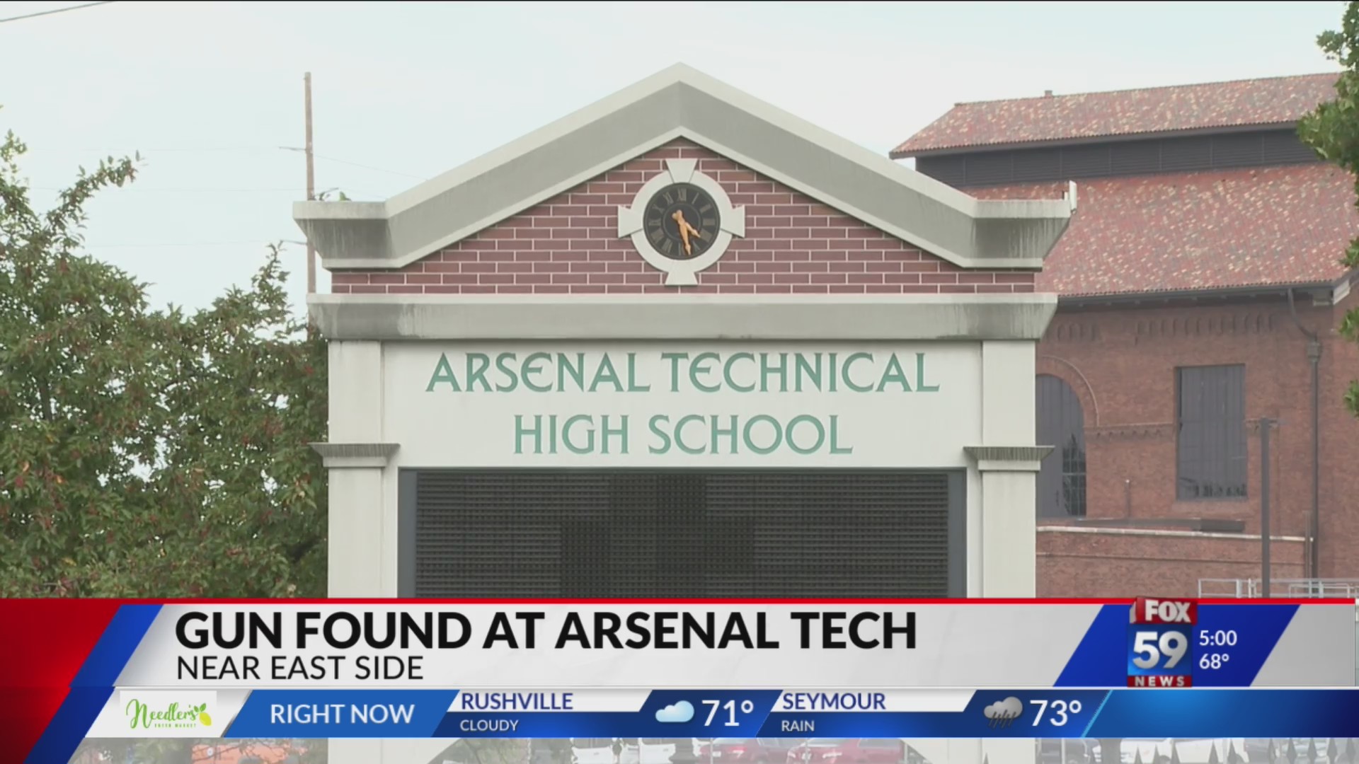 IPS: Student arrested after being found with loaded handgun at Arsenal ...