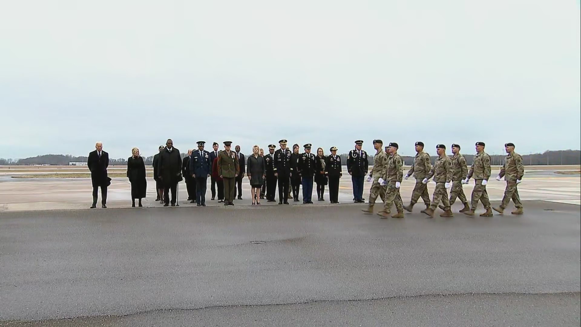 Dignified transfer of Sgt. Moffett and Sgt. Sanders – WSAV-TV