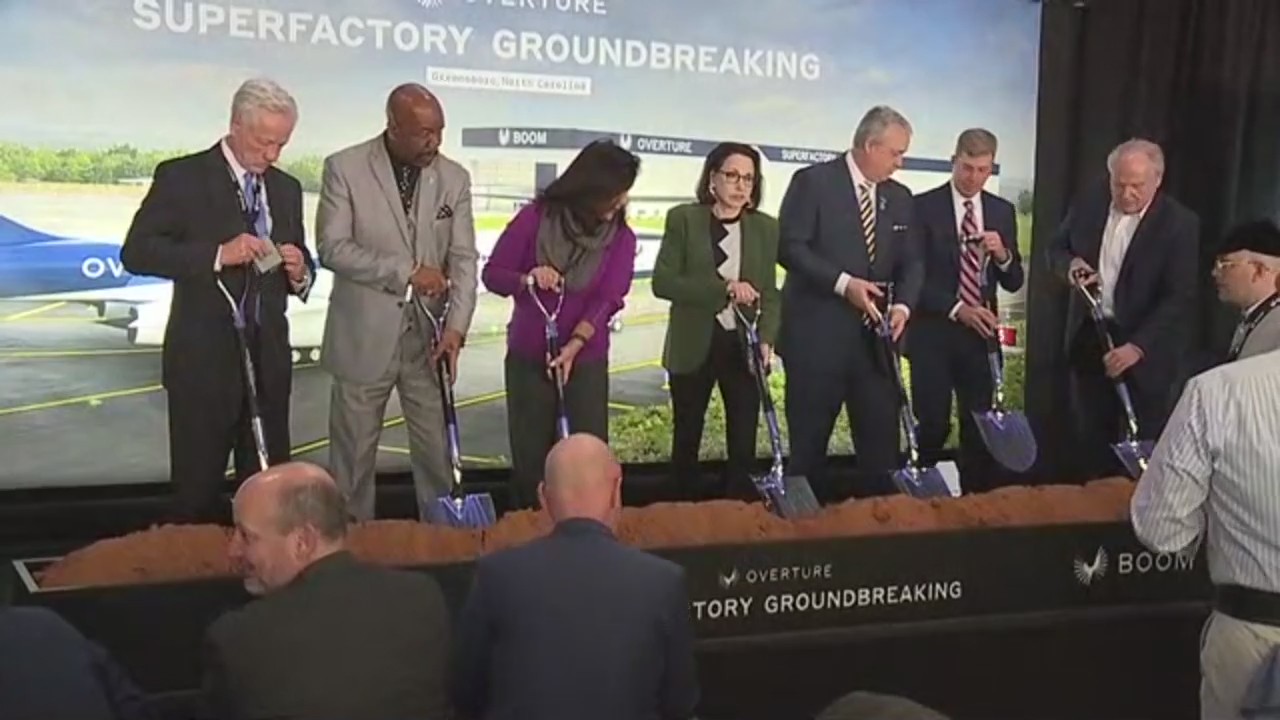 Triad leaders break ground with Boom Supersonic – FOX8 WGHP