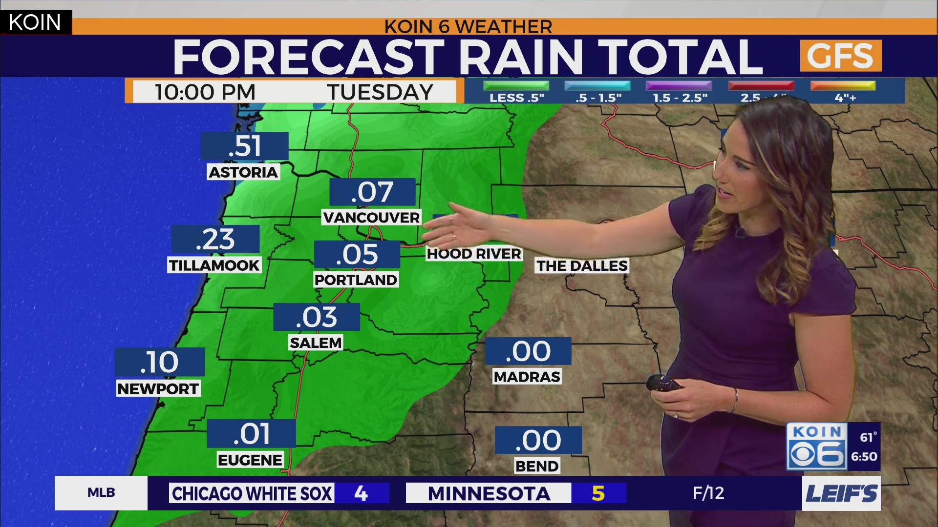Weather Forecast: A Brief Round Of Rain Showers Return To Portland