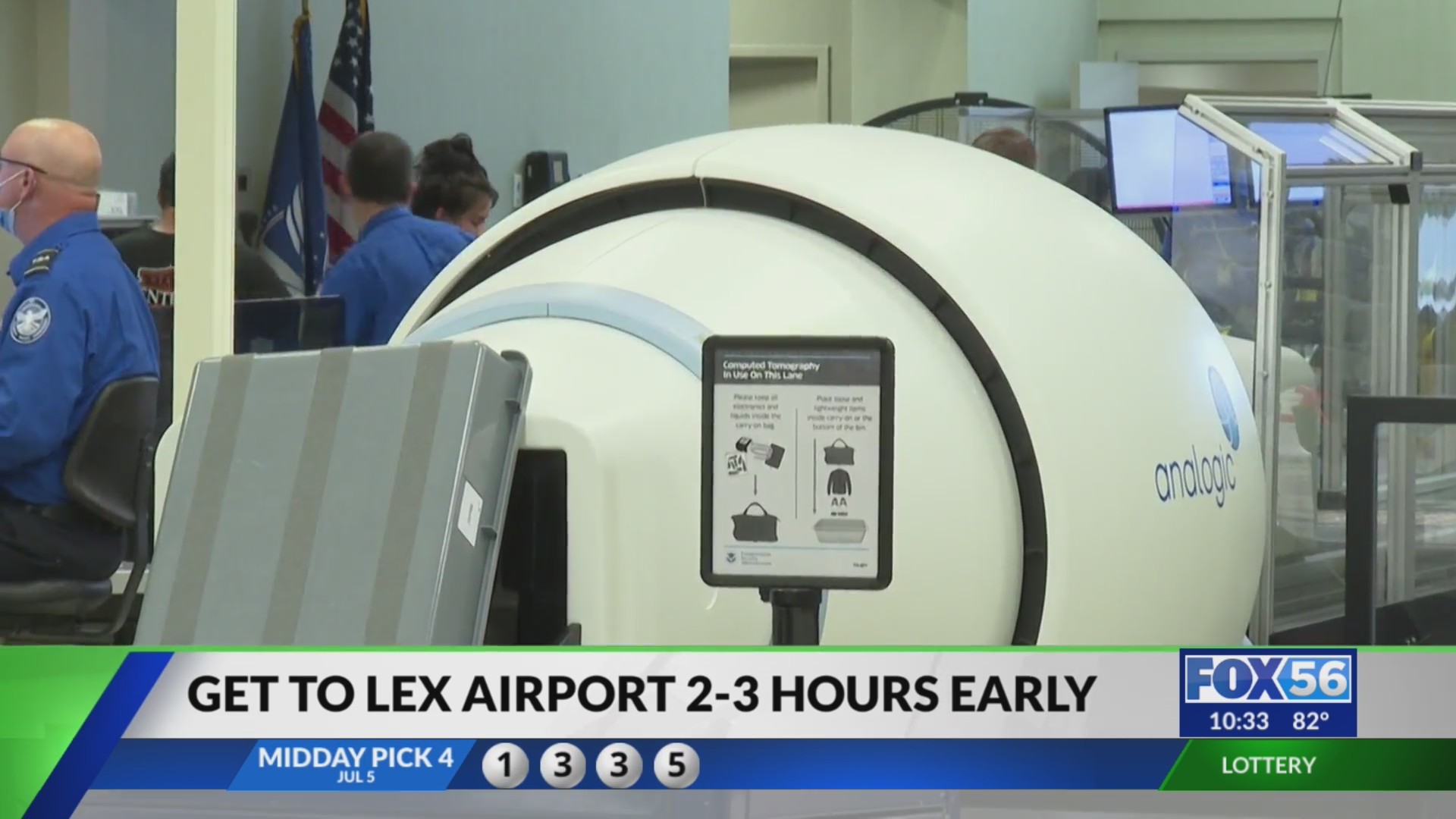 LEX airport advises passengers to arrive 2-3 hours early – FOX 56 News